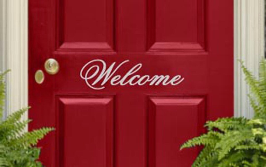 WELCOME Housewarming Vinyl Sticker Decal 9"h X 22"w - Etsy