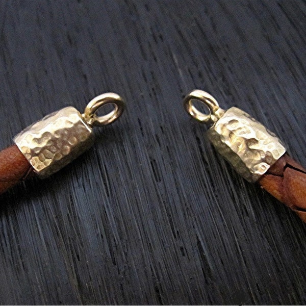 Leather End Caps - Etsy