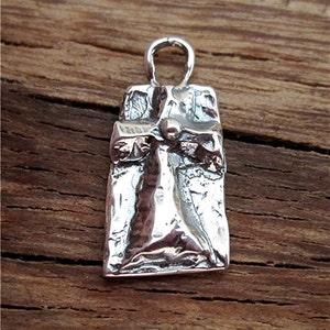 Artisan Rustic "have Faith" Cross Charm and Pendant in Gold Bronze (one ...