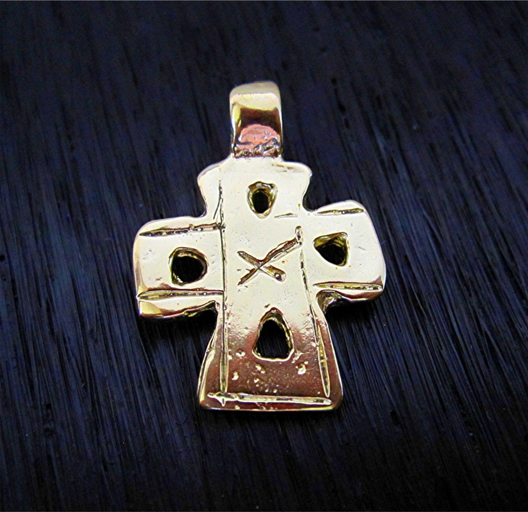 Small Gold Bronze Coptic Cross (one) (X) - Etsy