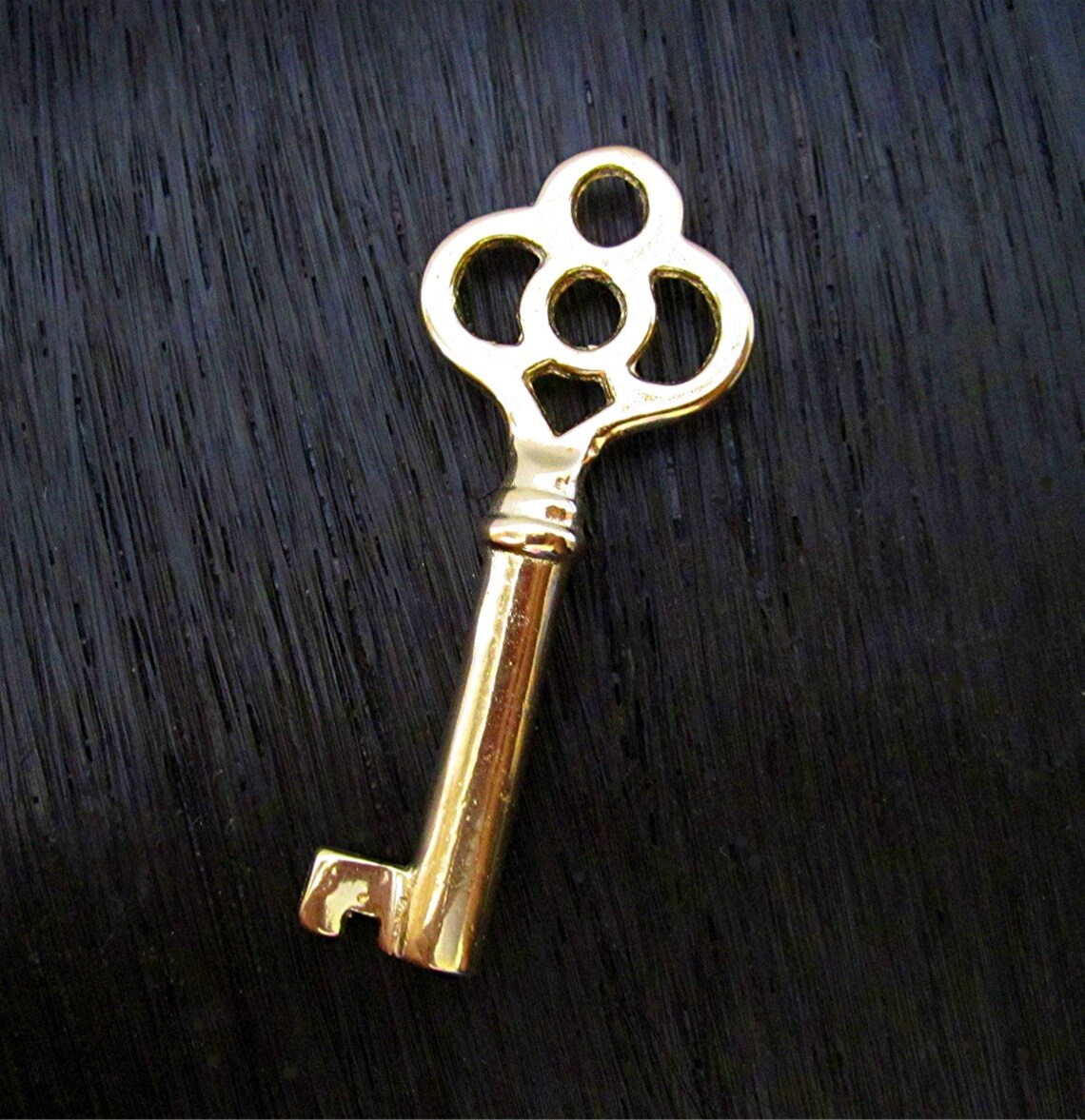Large Sterling Silver Skeleton Key Pendant one C N - Etsy