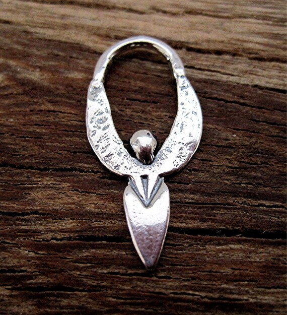 Medium Goddess Charm in Sterling Silver one Charm - Etsy