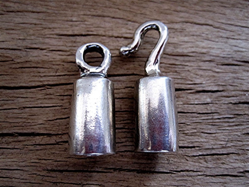 Gold Bronze Handmade Large End Cap Hook and Eye Clasp one - Etsy