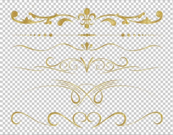 Gold Swirl Line Clip Art Blue & Gold Swirls Foil Texture