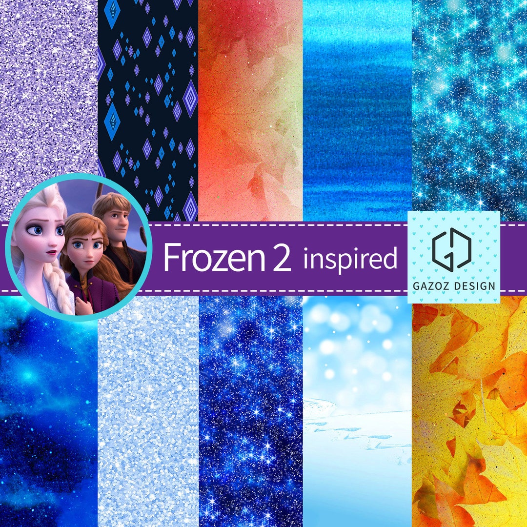 Frozen 2 12 Digital Papers frozen Patterns - Etsy