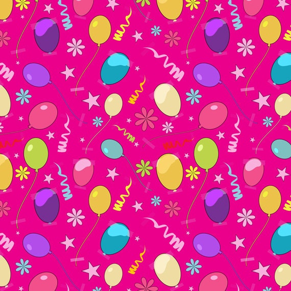 Happy Birthday Digital Paper Pack * With Birthday Patterns, to Use in ...