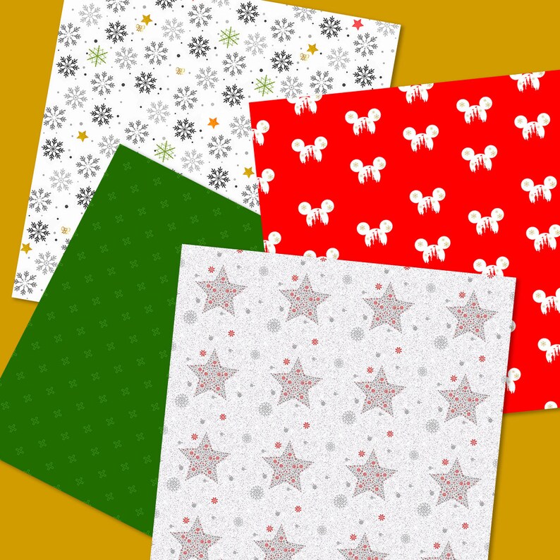 40 Christmas Digital Backdrop, Christmas Digital Papers, Christmas ...