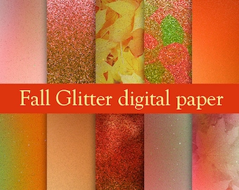 Fall Digital Textured Papers and Solid Papers With Bonus - Etsy