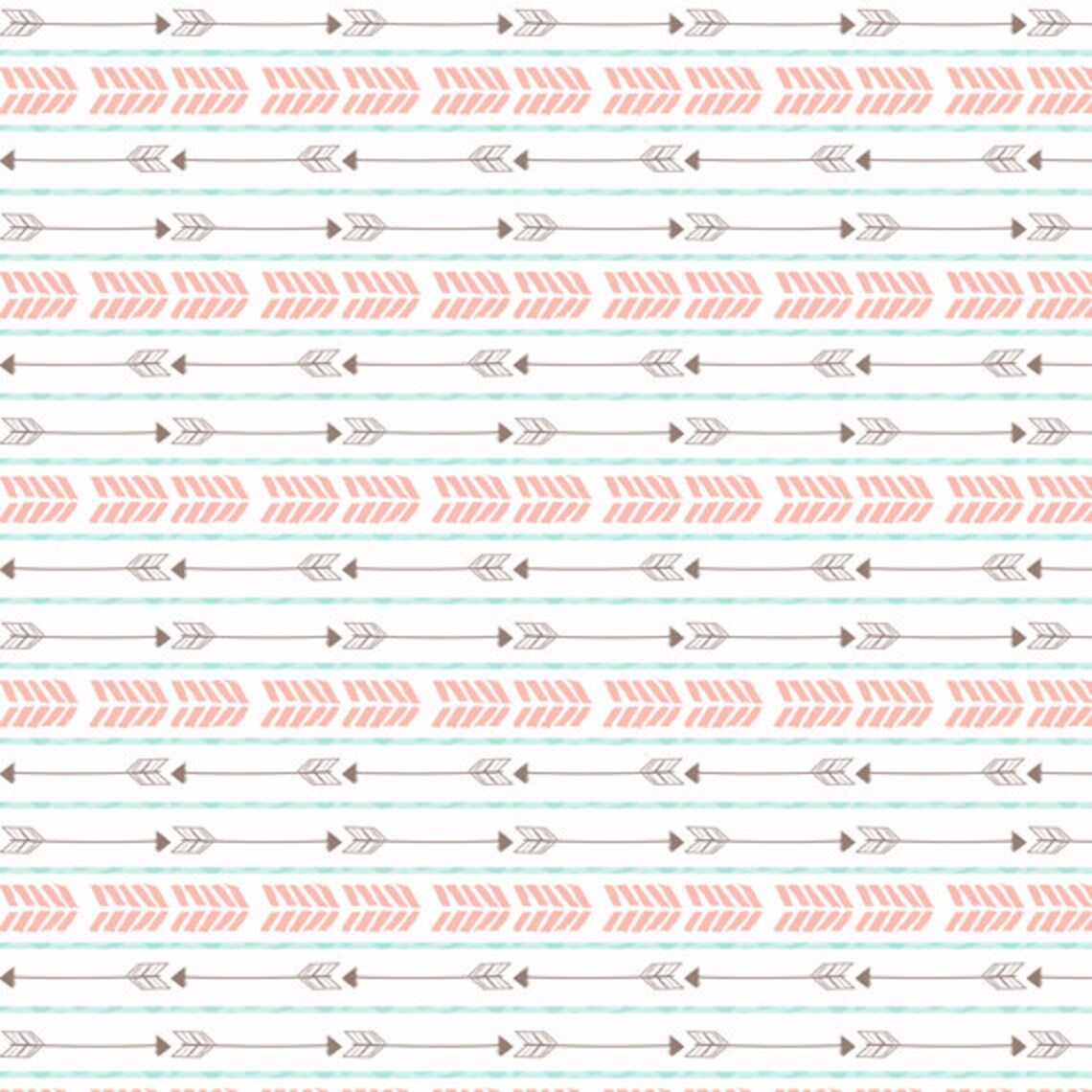 Tribal Digital Paper: tribal PINK MINT and Brown Tribal Scrapbook ...