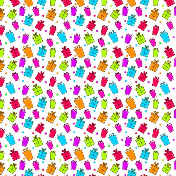 Happy Birthday Digital Paper Pack * With Birthday Patterns, to Use in ...