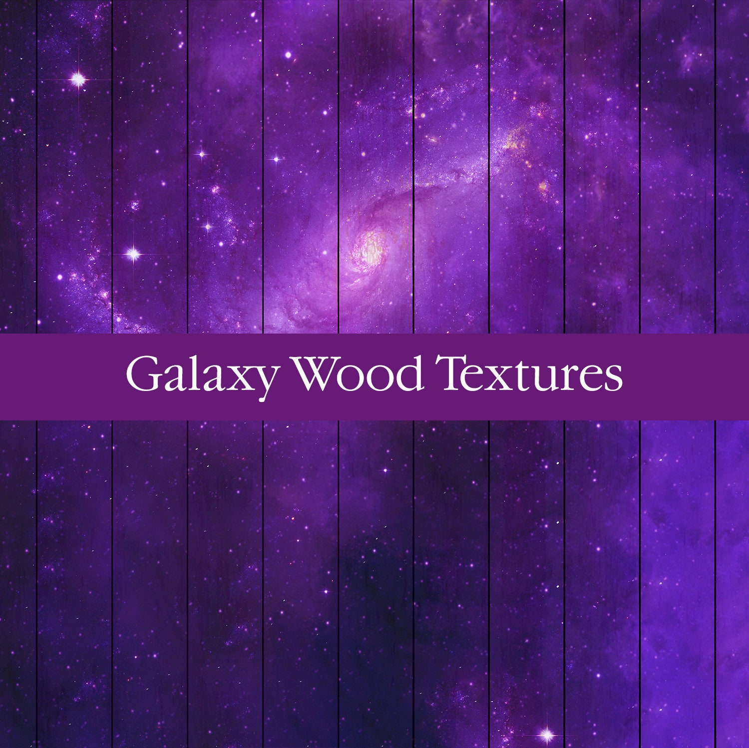 Wood Night Sky Galaxy Digital Paper, Starry Skies Digital Paper, Outer ...