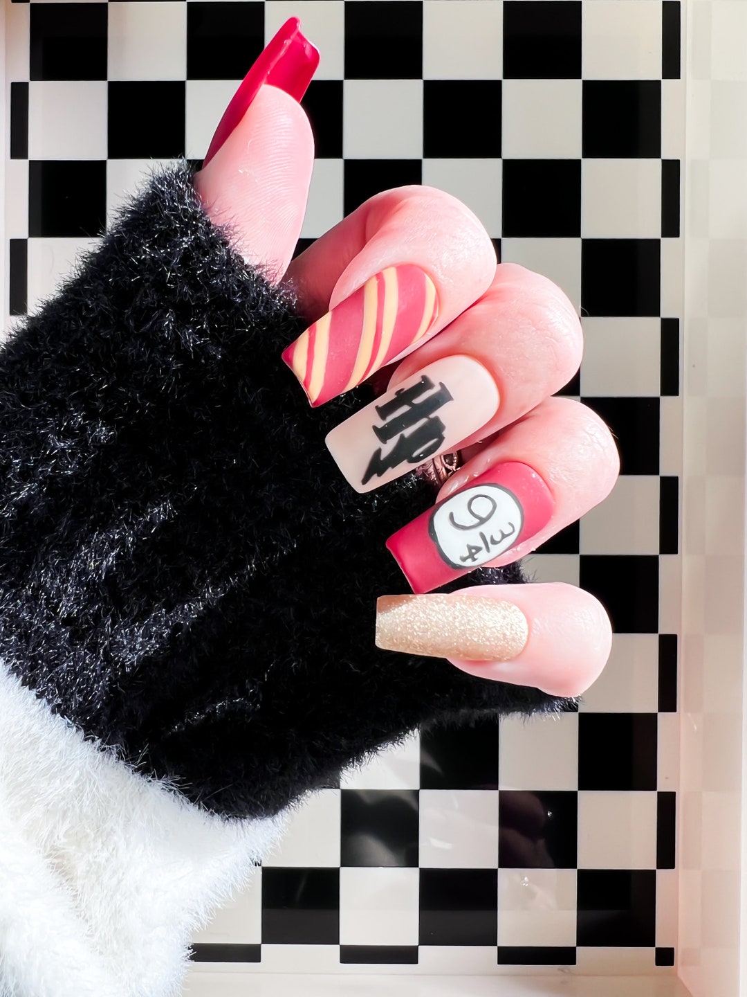 A WIZARD HARRY Harry Potter Press on Alt Nails, Wizard Nails, Harry ...