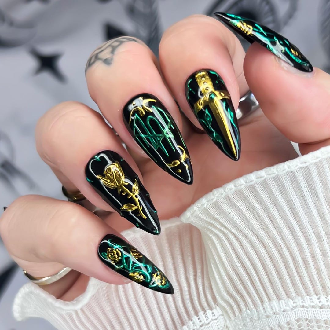 Sleep Token Press on Nails | Vessel, Green Gold, Even in Arcadia, Eden ...