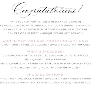 Monogram Wedding Invitation / Invitation Suite / Classic Wedding ...