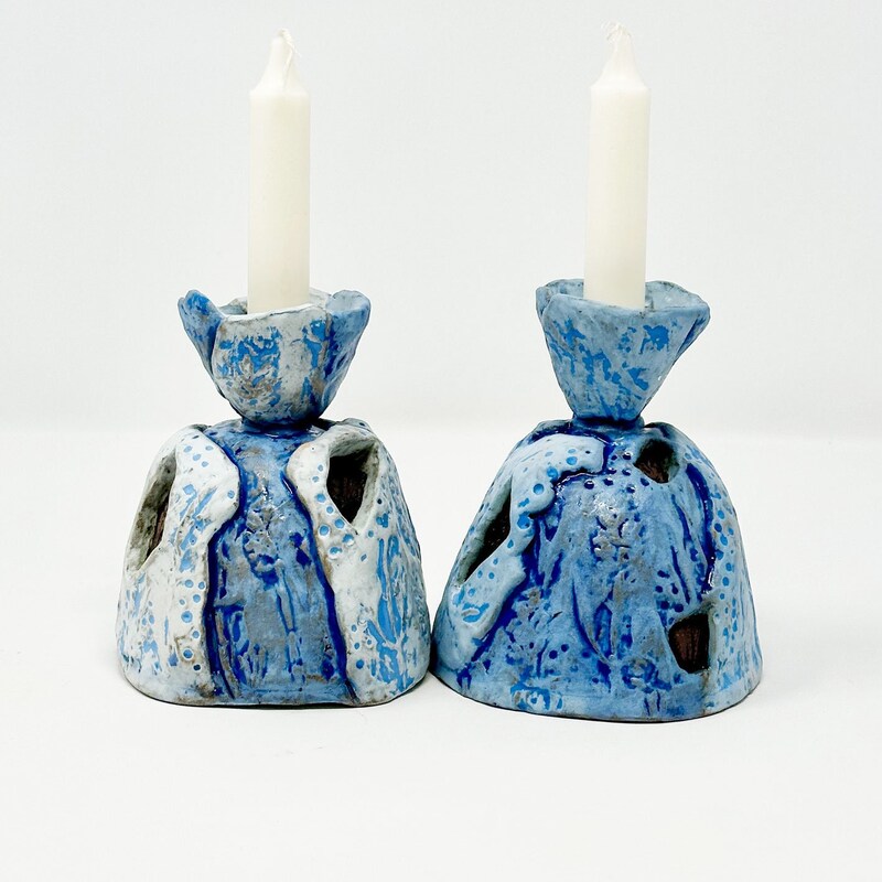 Shabbat Candlesticks - Etsy