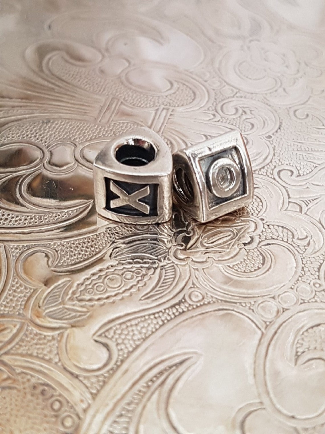 Authentic Pandora Alphabet Block Letters X and O Charms SS - Etsy Canada
