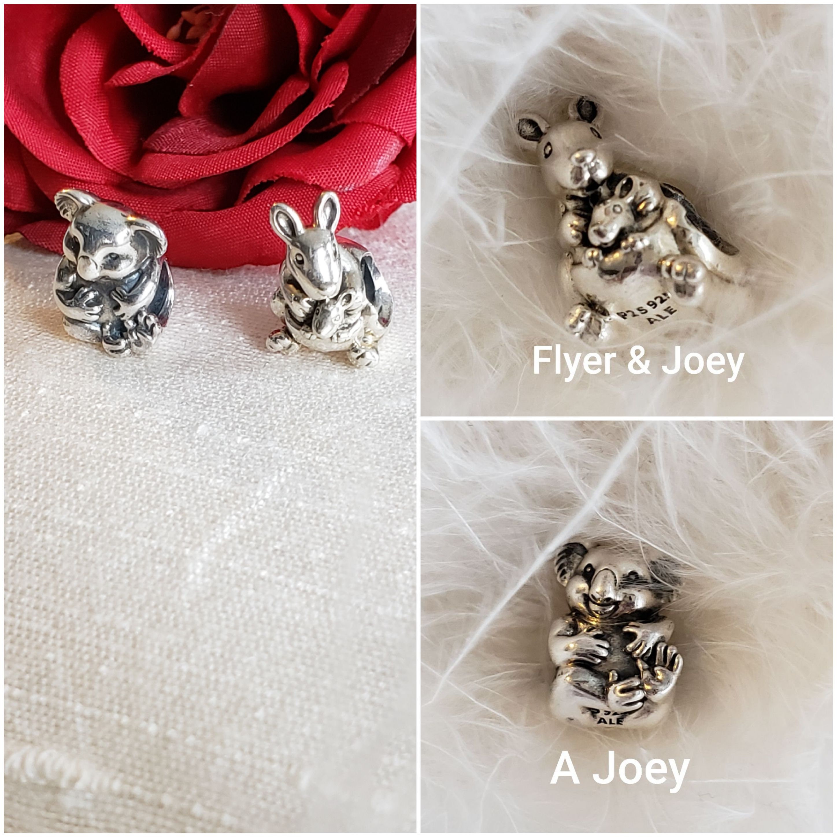 Authentic Pandora Koala OR Kangaroo Charms Sterling Silver | Etsy