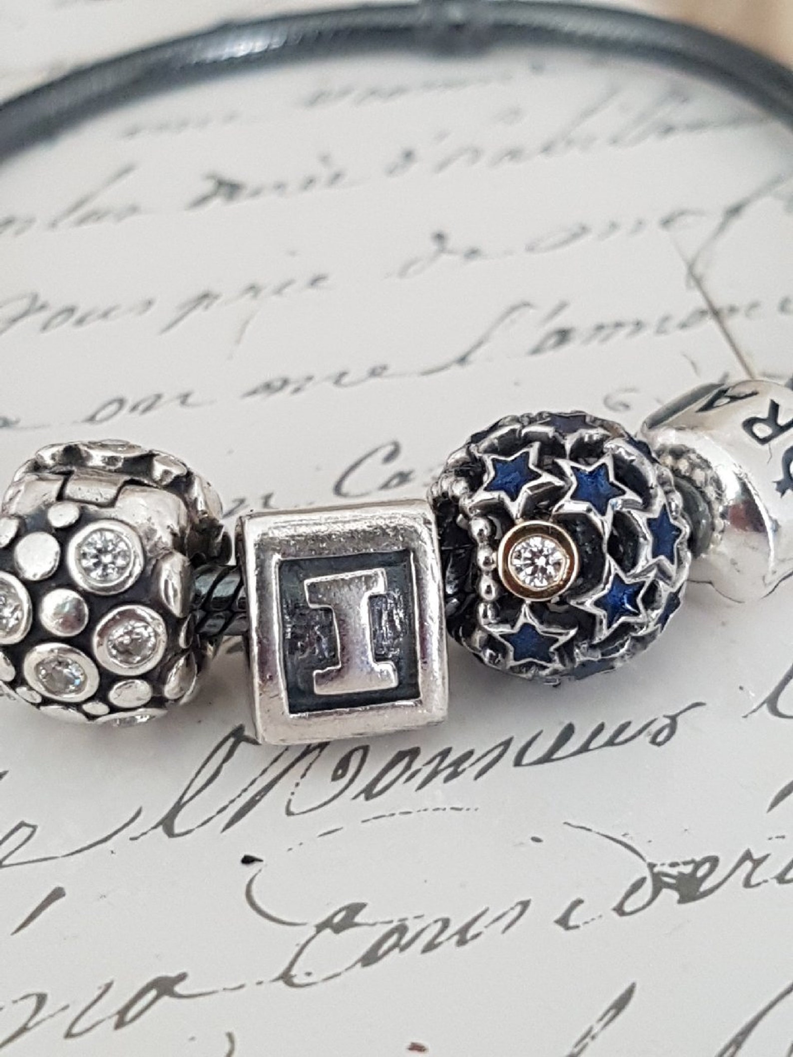 Authentic Pandora Alphabet Block Letter I Charm Sterling - Etsy Canada