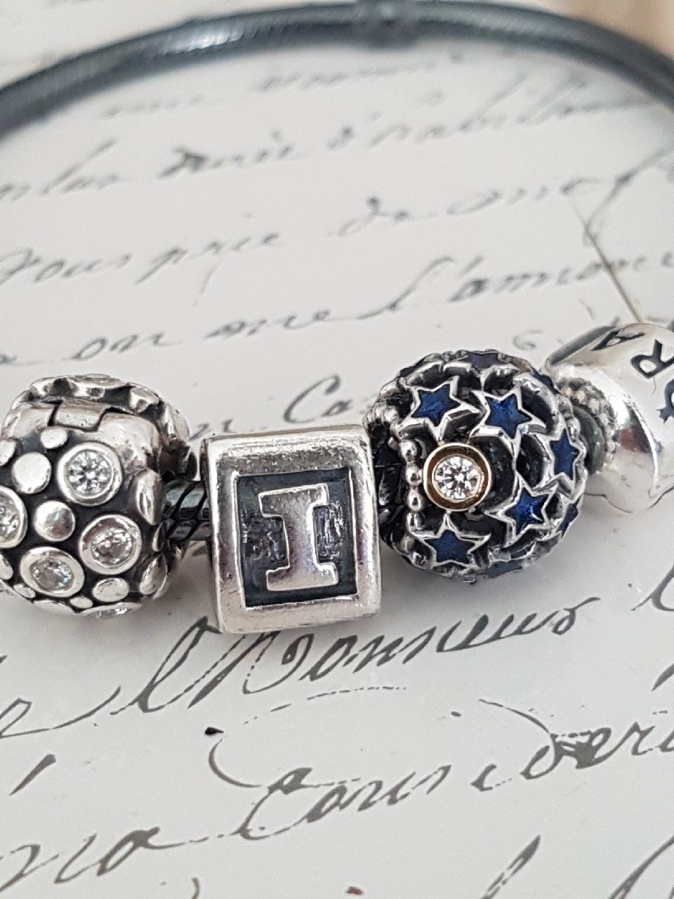 Authentic Pandora Alphabet Block Letter I Charm Sterling - Etsy Canada