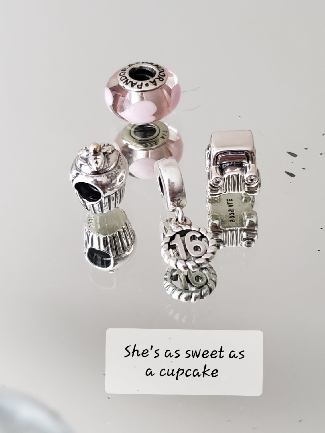 Authentic Pandora Cupcake Two-tone Charm Sterling 14K Gold | Etsy Canada