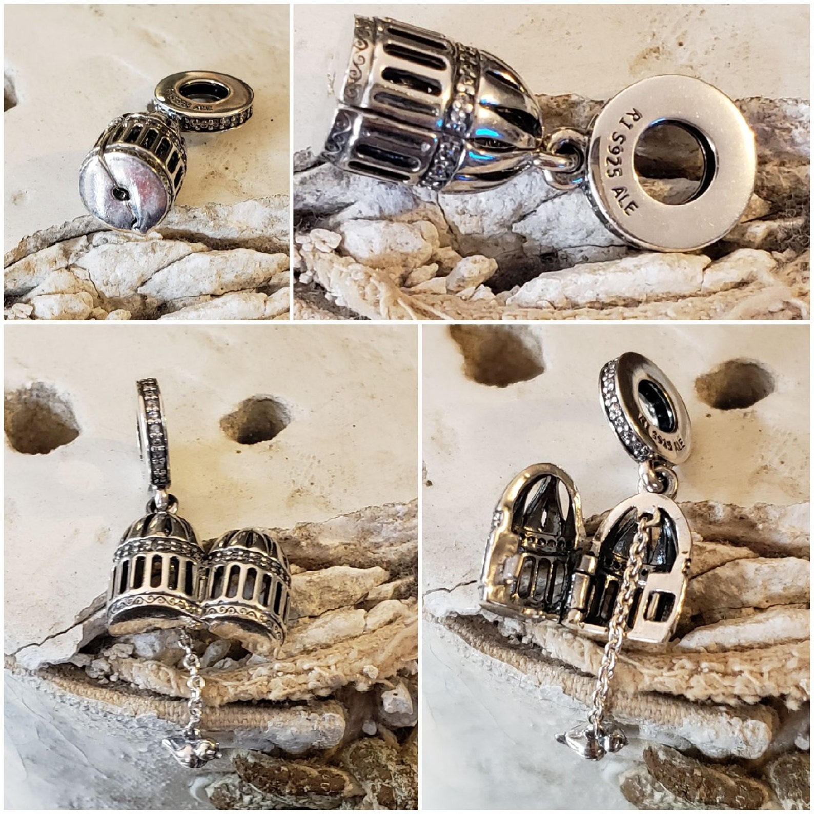 Authentic Pandora Free as A Bird Dangle Charm Opens Birdie - Etsy