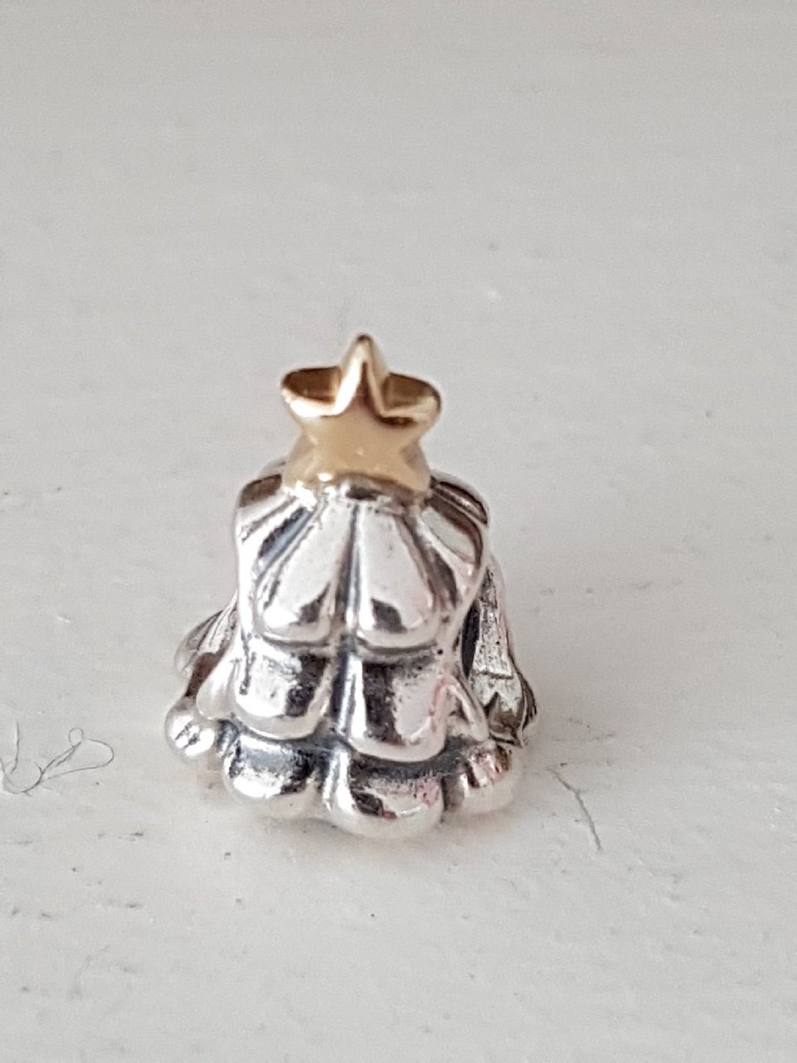 Authentic Pandora Christmas Tree Charm Bead Sterling Silver w/ - Etsy ...