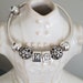 Authentic Pandora Alphabet Block Letters X or O Charms SS Oxidized ...