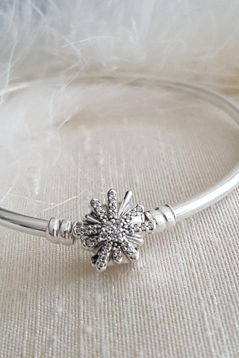 Authentic Pandora Fireworks Clasp Bangle Bracelet Limited | Etsy