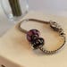 Stunning Authentic Trollbead Purple Stripes Glass Bead Charm RETIRED ...