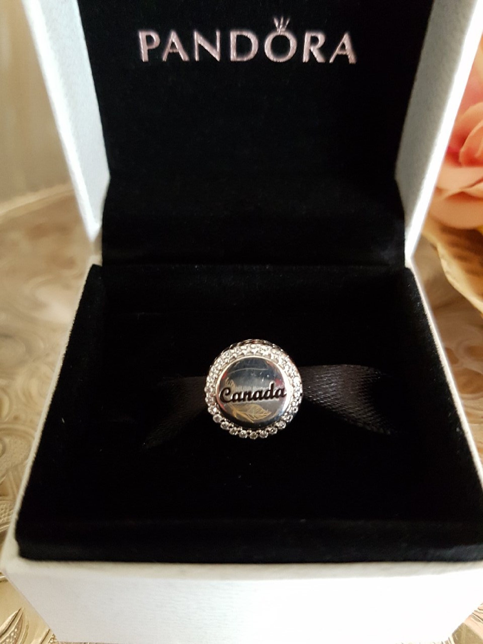 Authentic Pandora Canada Maple Canada Exclusive Engraved - Etsy