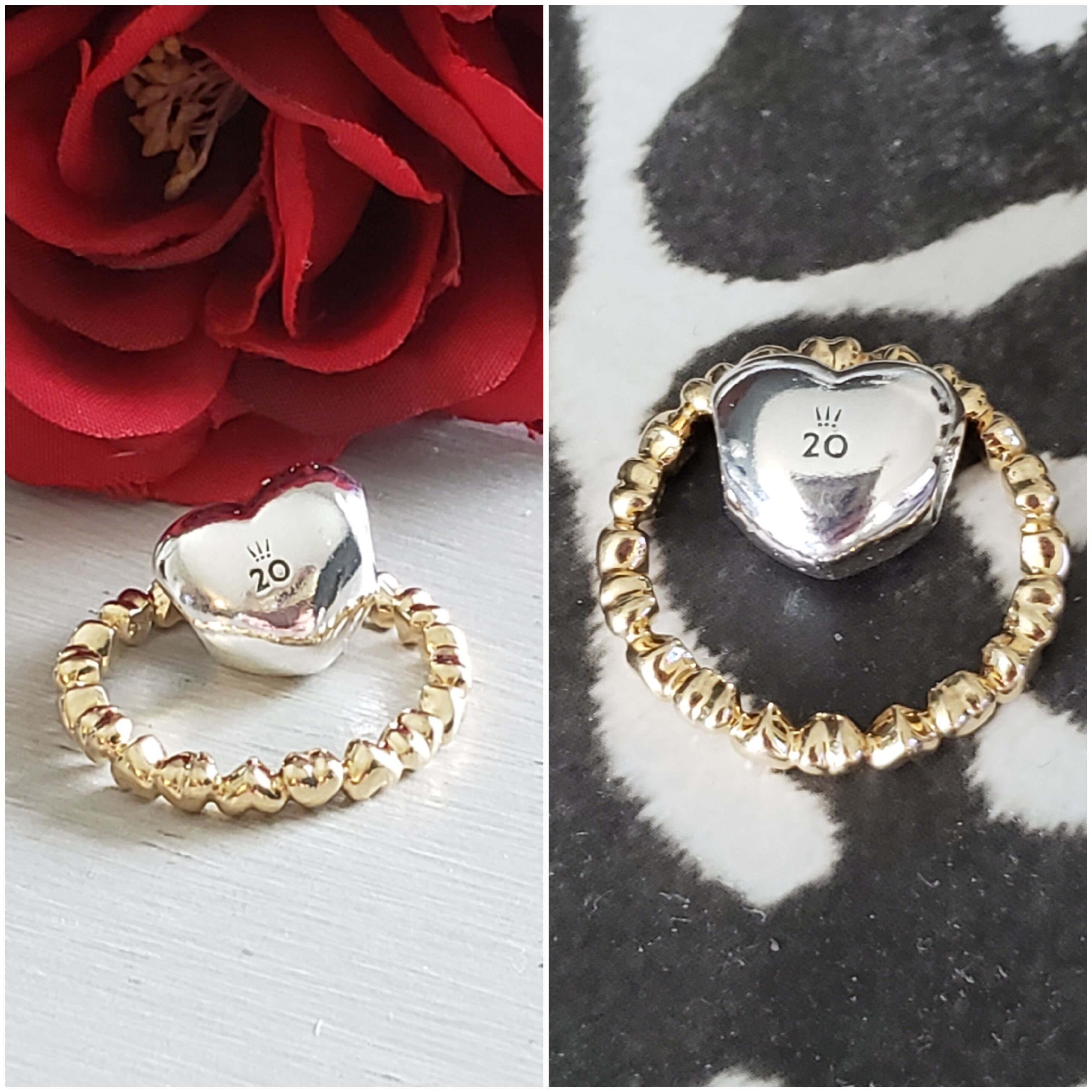 Authentic Pandora Heart 20th Anniversary April Charm Collector - Etsy ...