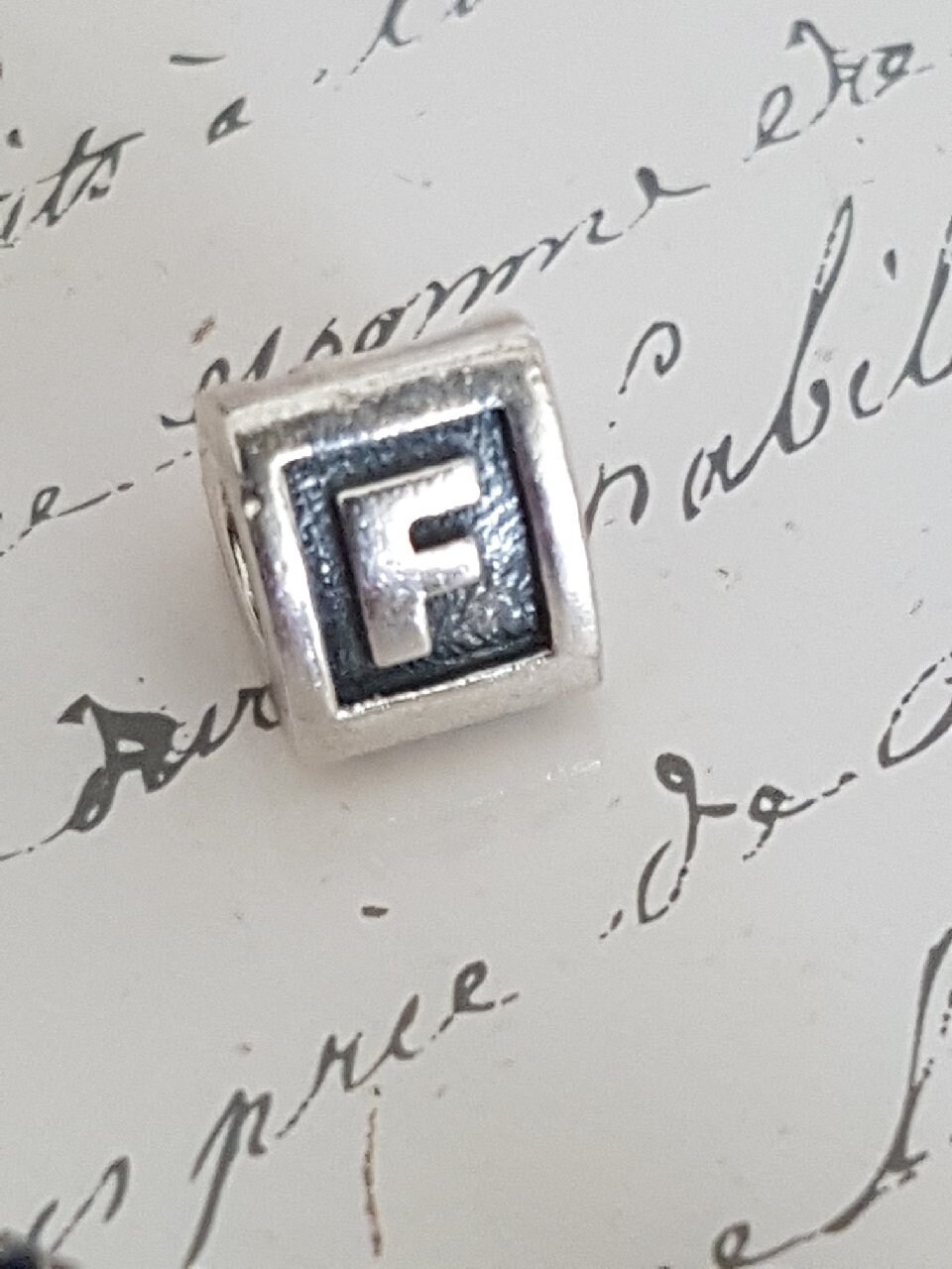 Authentic Pandora Alphabet Block Letter Initial Charm Sterling - Etsy ...