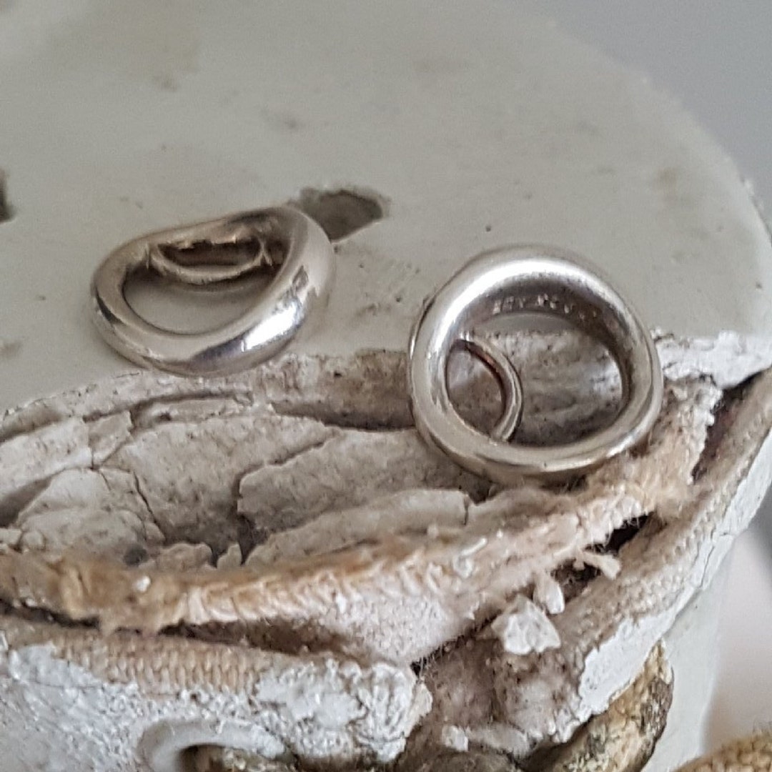 Beautiful Authentic Pandora Liquid Silver Large Flow Sterling Pendant ...