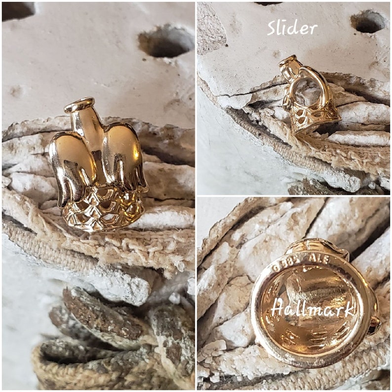 Authentic Pandora Angel of Grace 14K Gold Charm Openwork - Etsy Canada