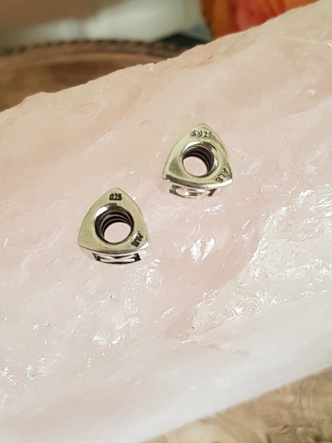 Authentic Pandora Alphabet Block Letters X or O Charms SS Oxidized ...