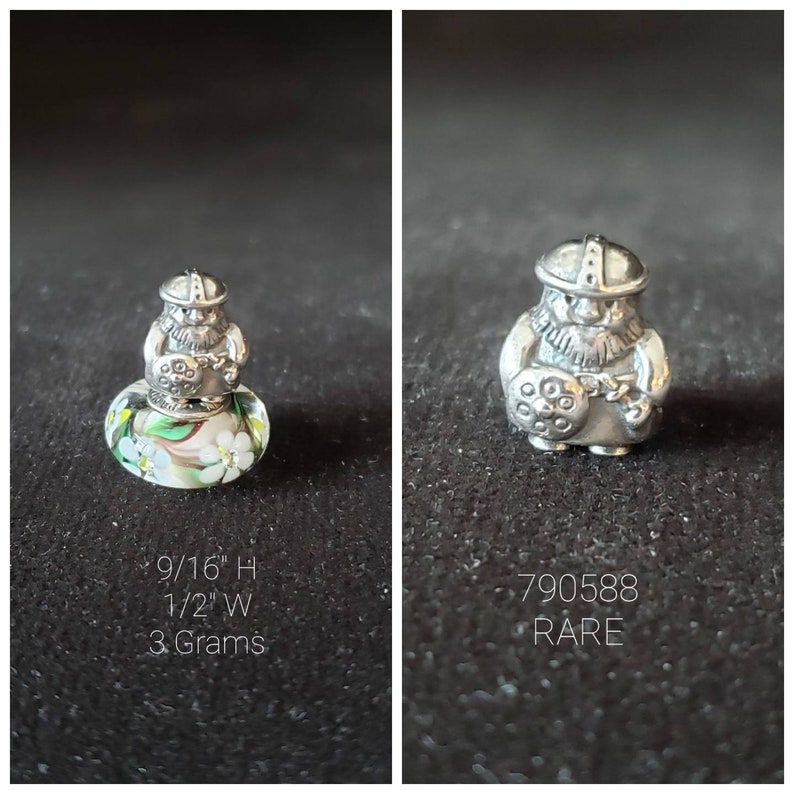 Authentic RARE Pandora Viking Warrior Charm Sterling | Etsy