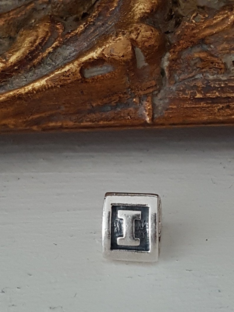 Authentic Pandora Alphabet Block Letter I Charm Sterling - Etsy Canada