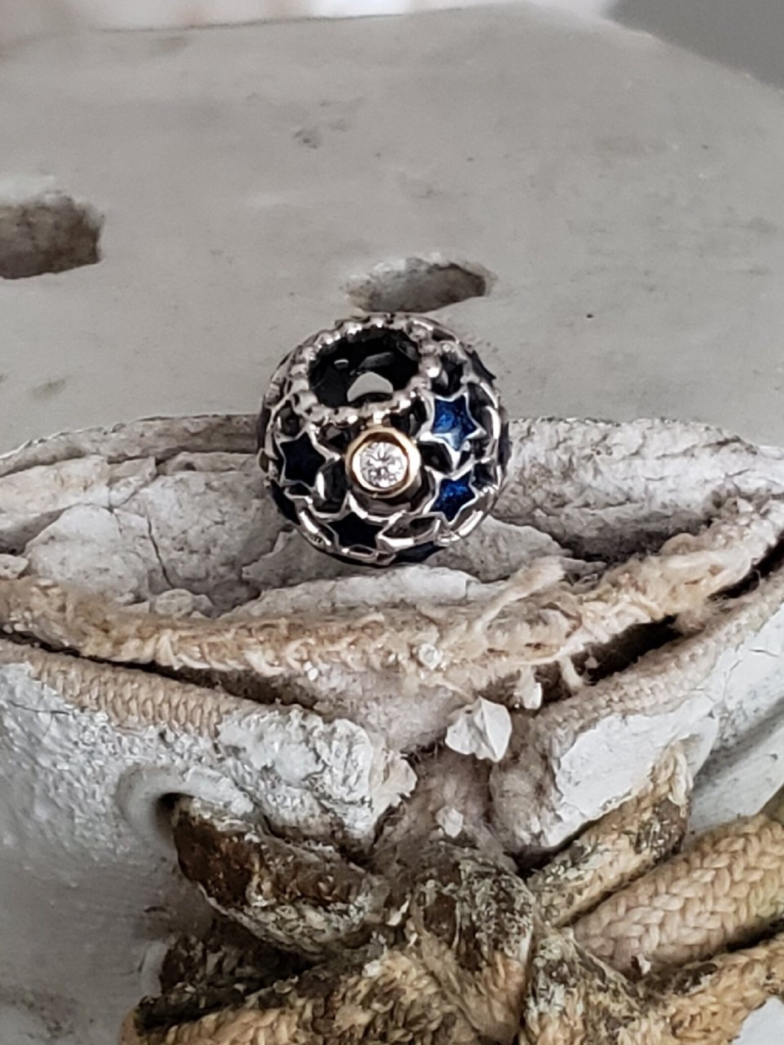 Authentic Pandora Night Sky Blue Charm Sterling Blue Enamel - Etsy Canada