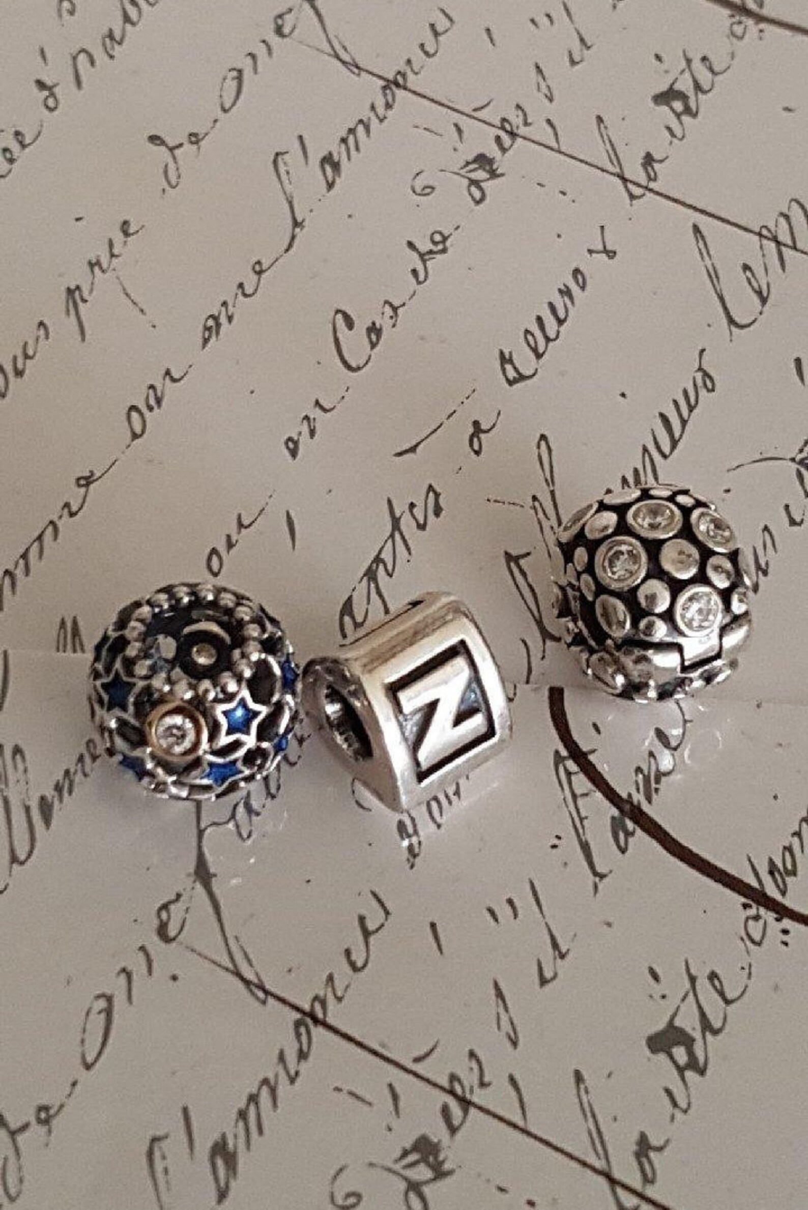 Authentic Pandora Alphabet Block Letter Initial Z Charm - Etsy Nederland
