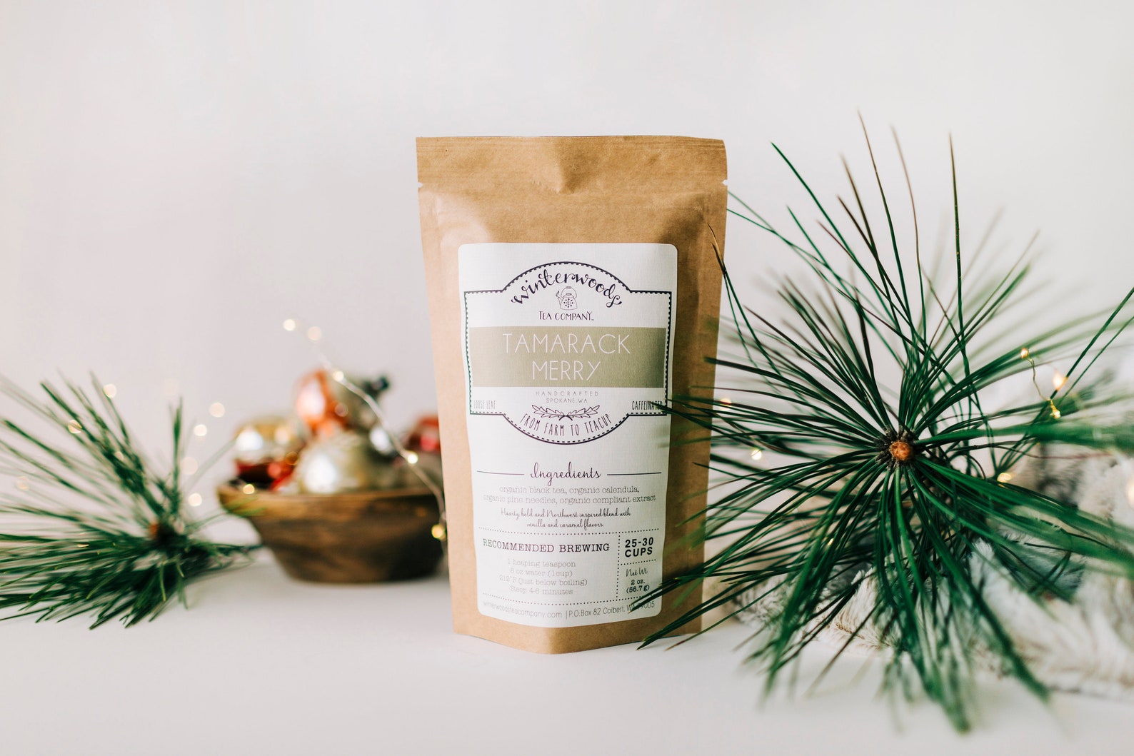 Tamarack Merry Handcrafted Tea W/ Vanilla Caramel ORGANIC - Etsy