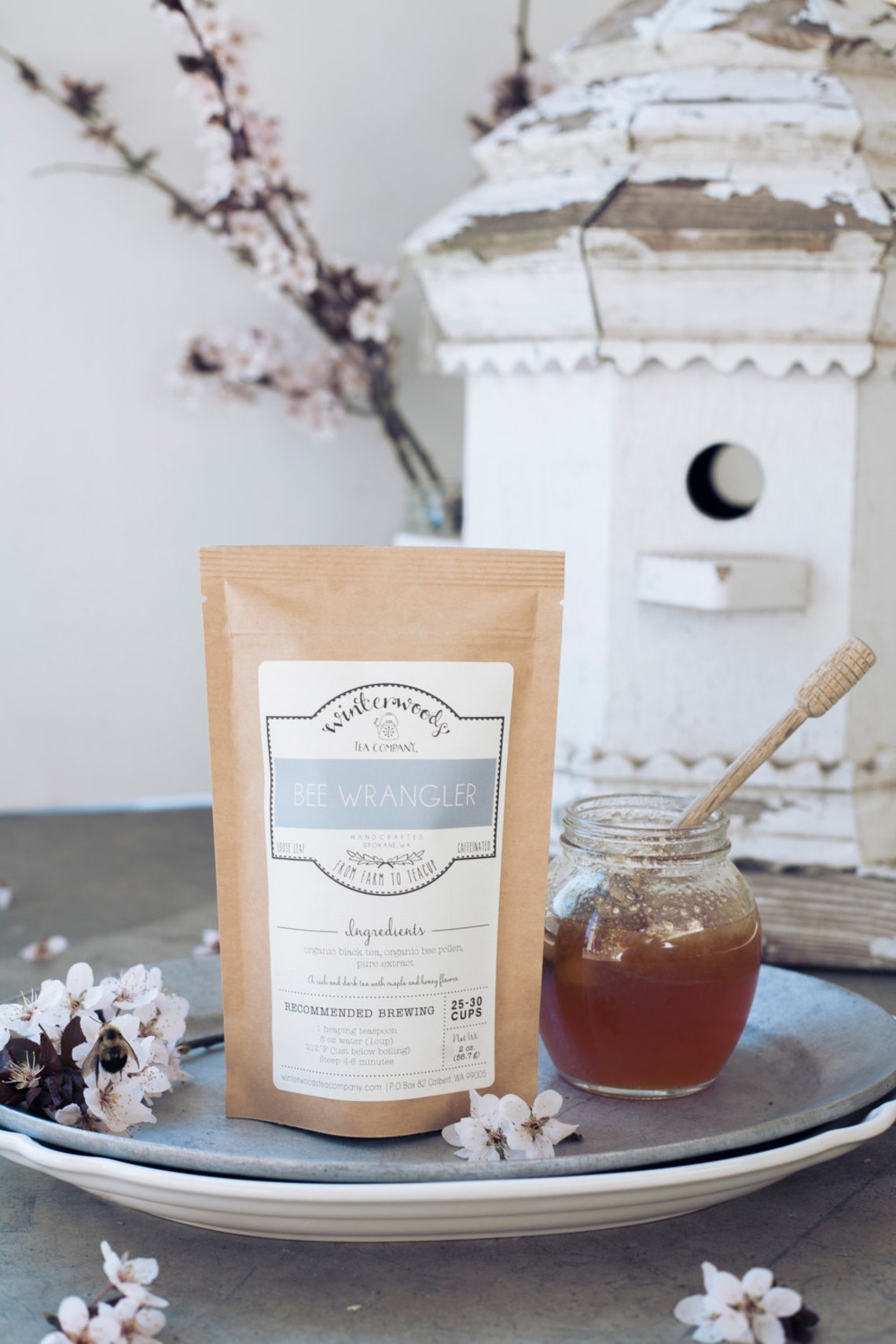 Bee Wrangler Tea | All Organic | Black Tea W/bee Pollen + Maple ...