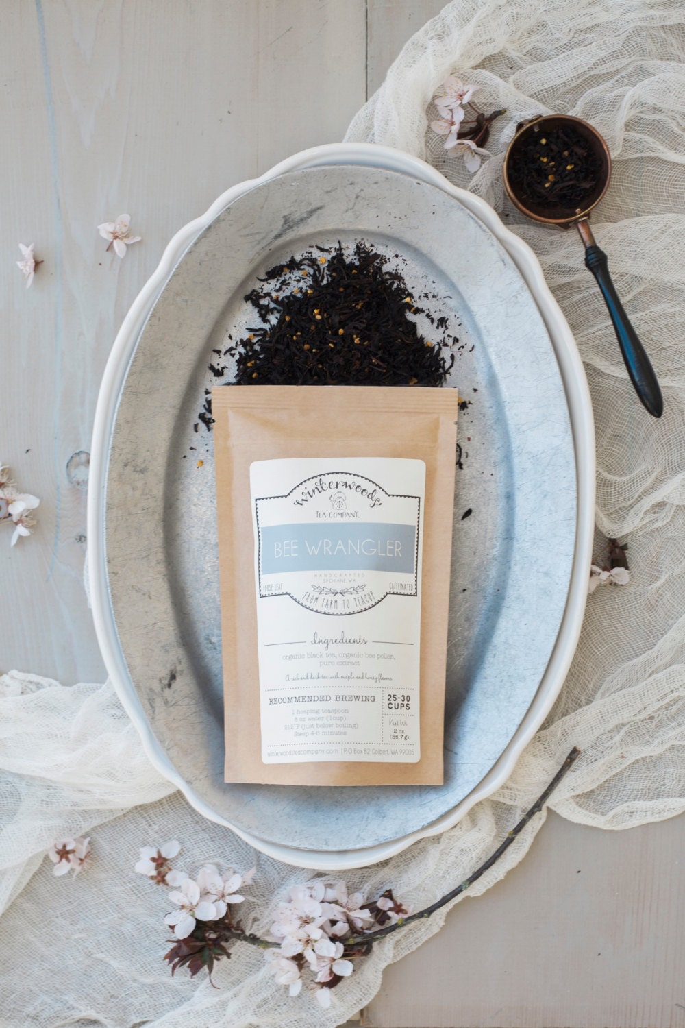 Bee Wrangler Tea | All Organic | Black Tea W/bee Pollen + Maple ...