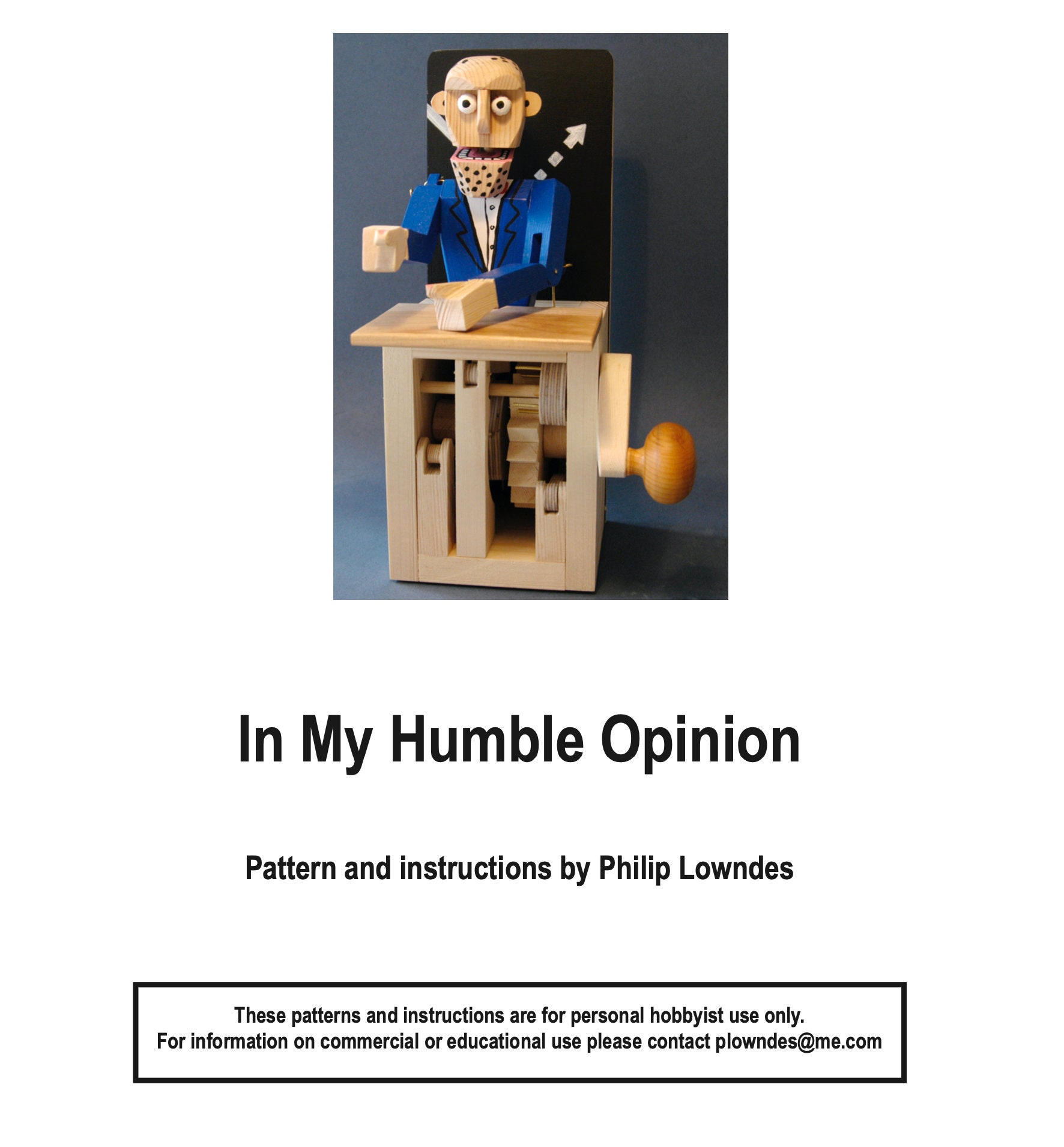 In My Humble Opinion Plans and Instructions - Etsy