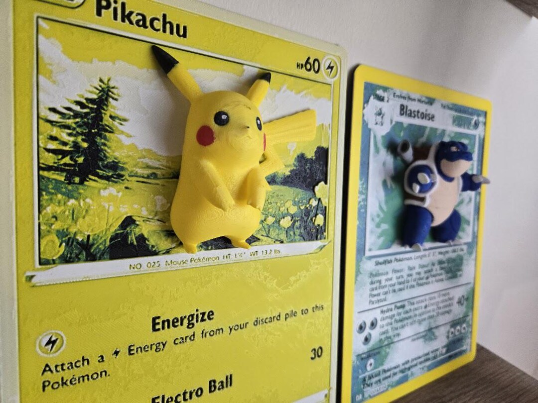 3D Pokemon Cards - Etsy