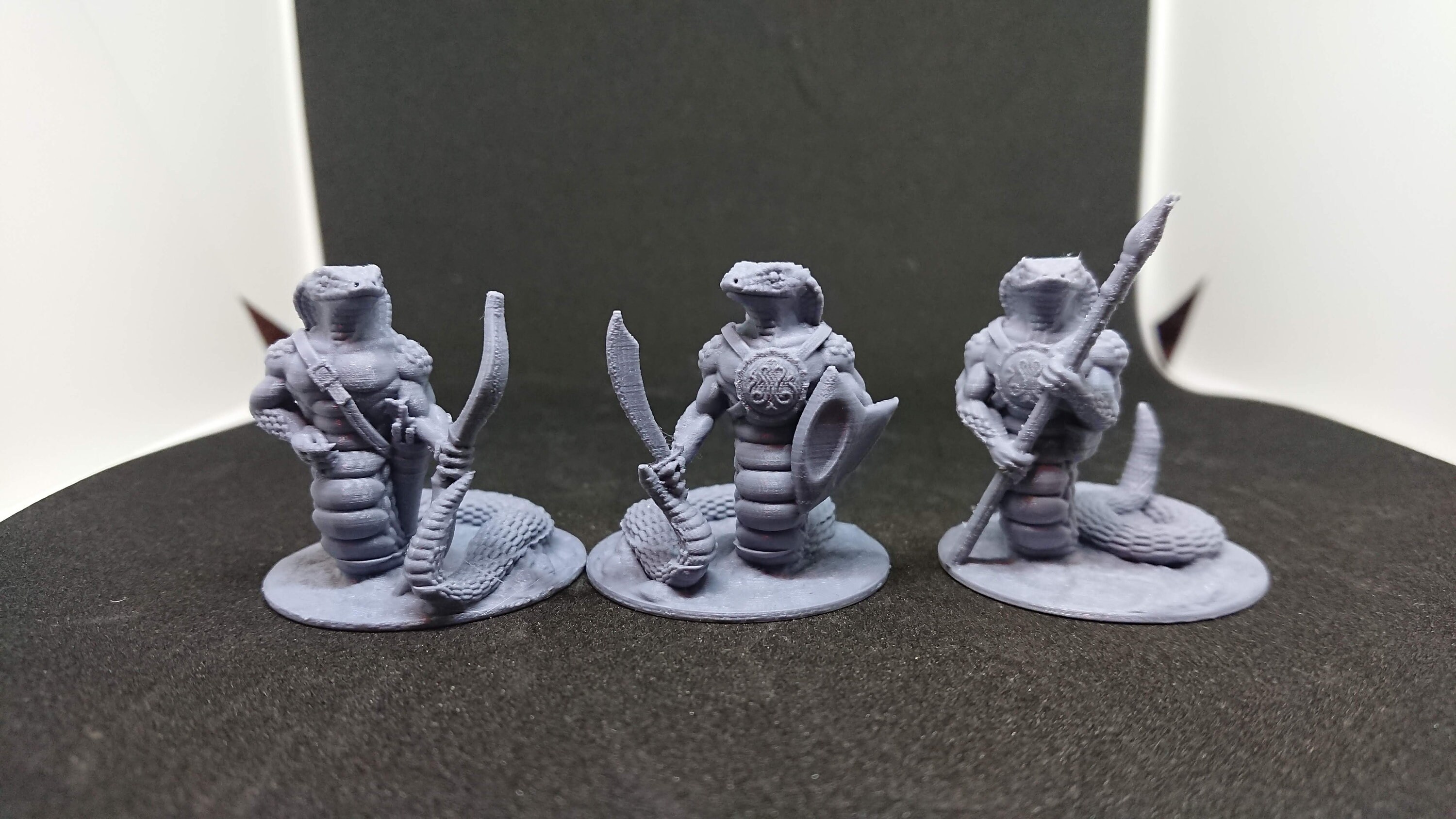 Snake Warriors Miniature Set RPG Dungeons and Dragons | Etsy