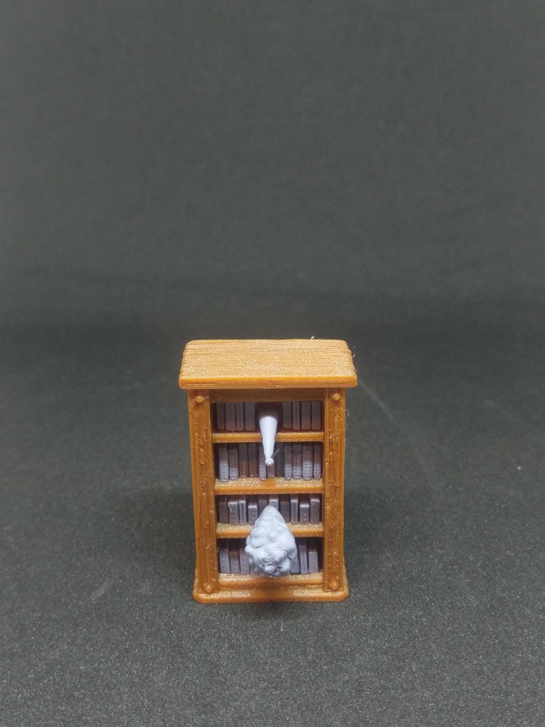 Bookcase With Books and Hazards RPG Dungeons and Dragons - Etsy