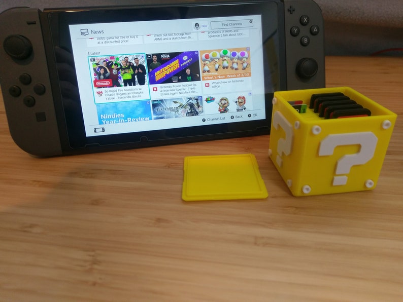 Nintendo Switch or 3DS Question Block Game Case Video Game | Etsy