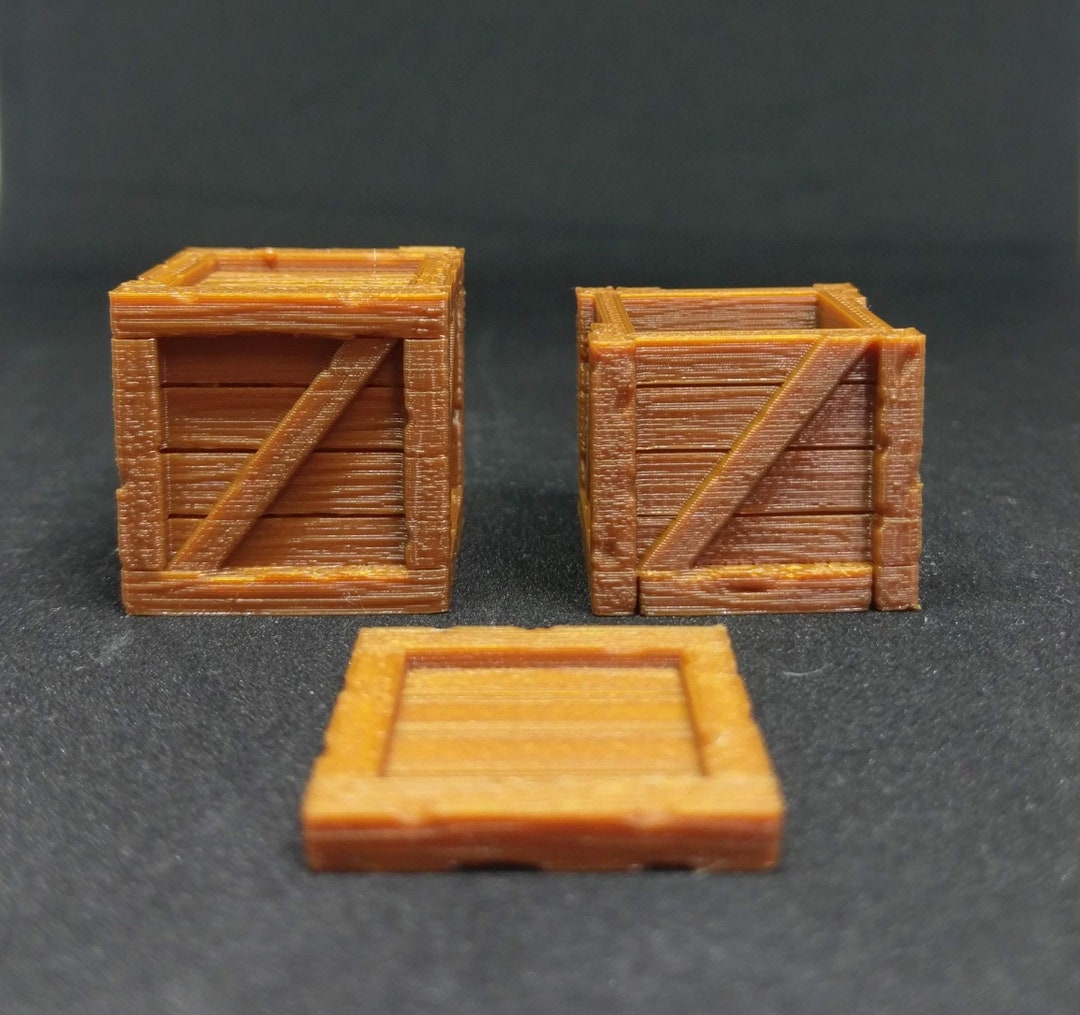 Crate Set (2) Open and Closed | RPG | Dungeons and Dragons | D&D | Dice ...