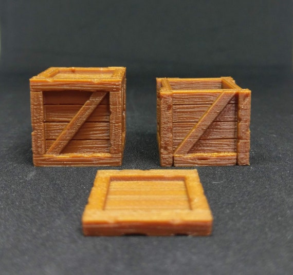 Crate Set 2 Open and Closed RPG Dungeons and Dragons | Etsy