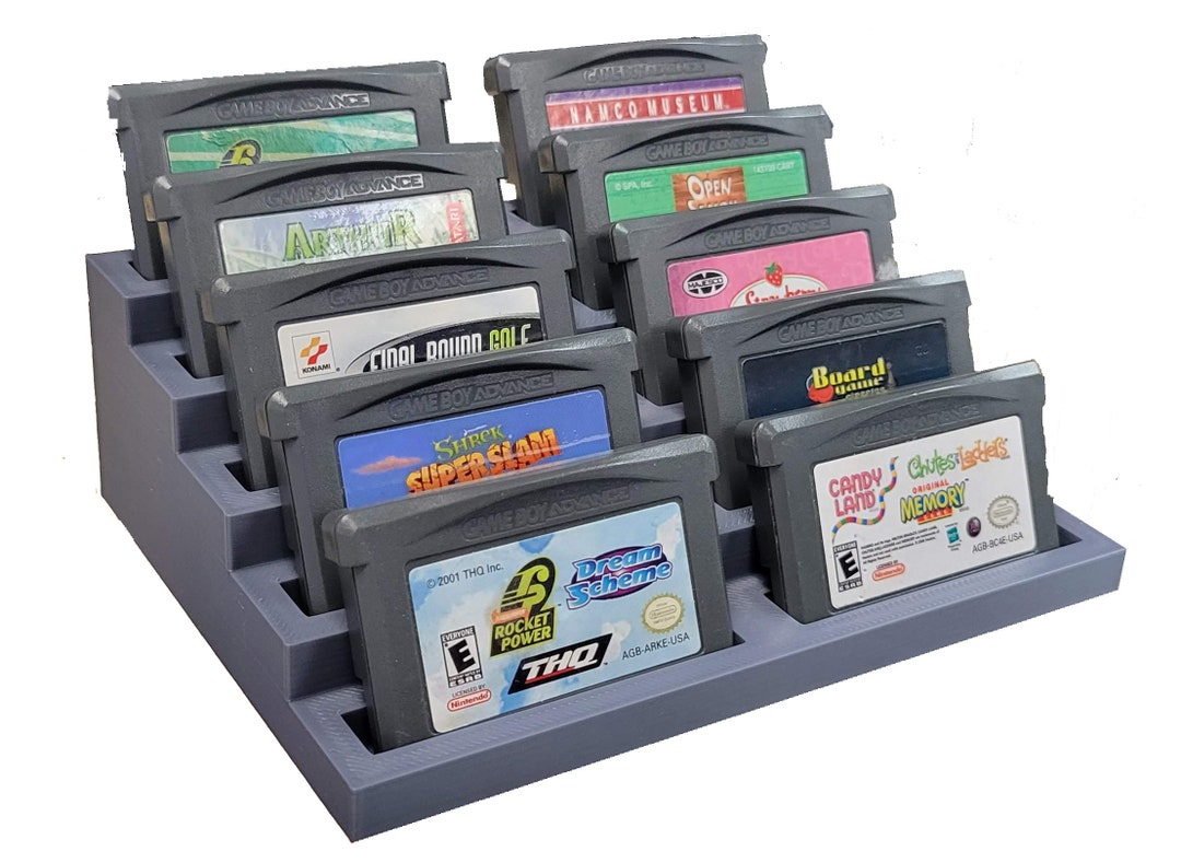 Game Boy / Game Boy Advance Game Display Stand (HOLDS 10 Games!) - Etsy